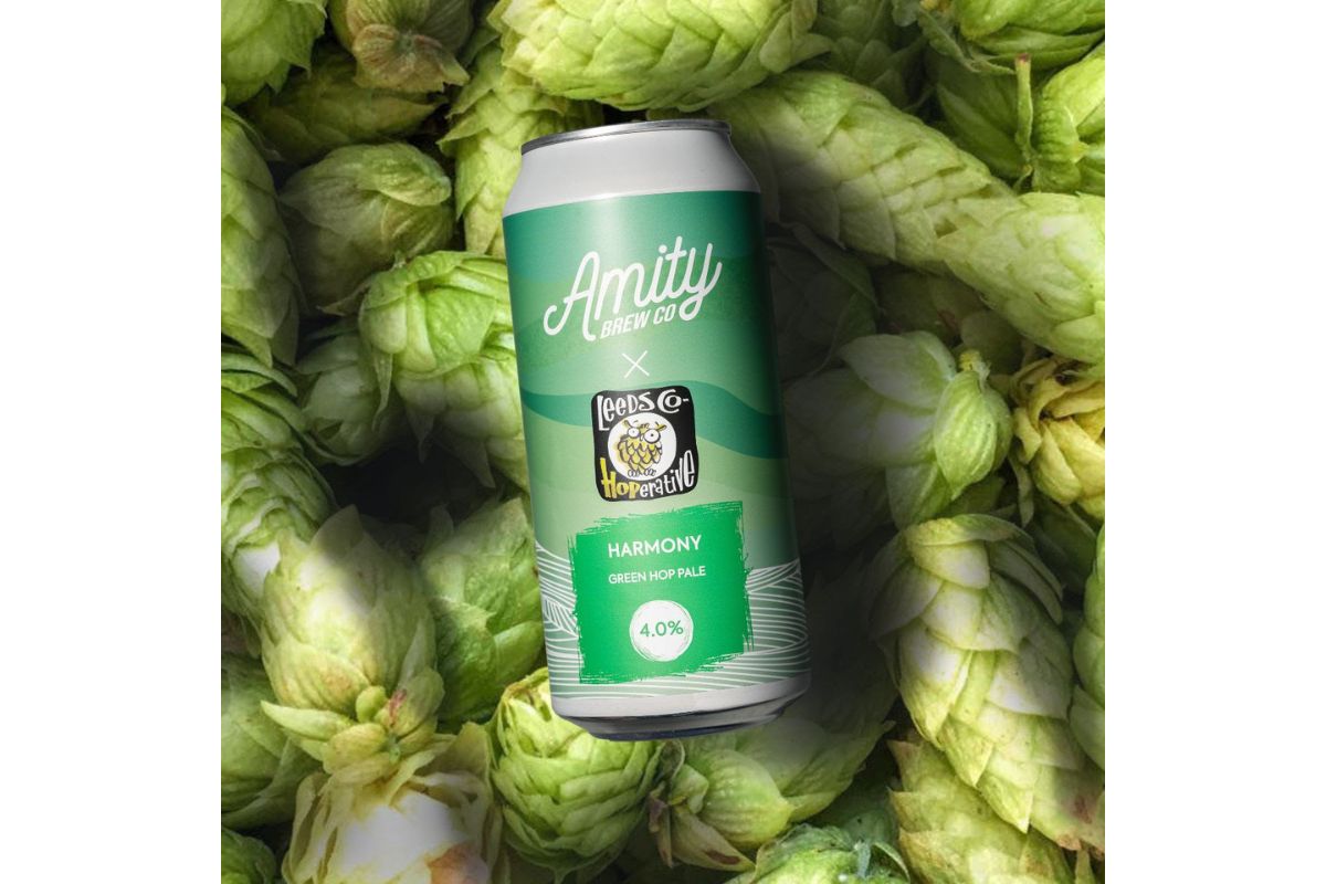 Community growers help with Amity green hop beer
